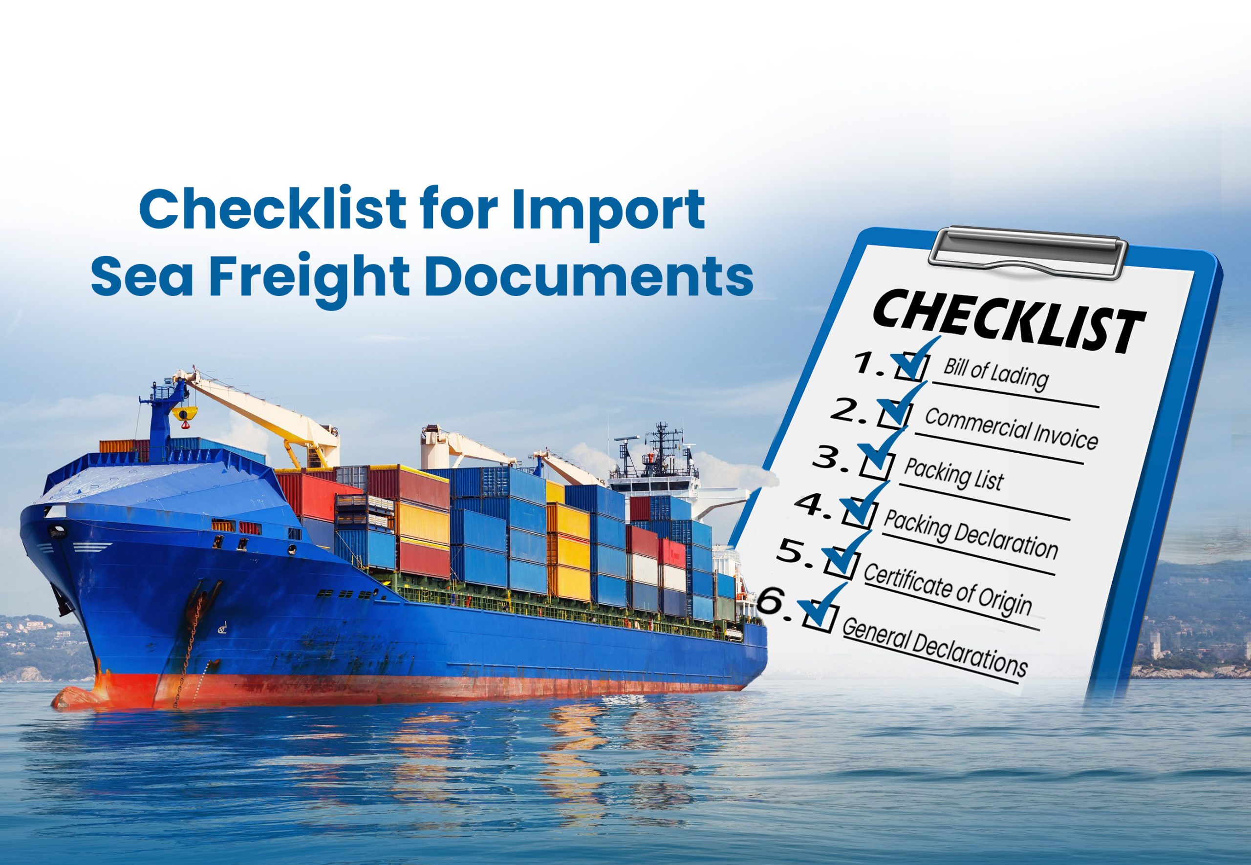 Checklist for Import Sea Freight Documents - Colless Young Pty Ltd