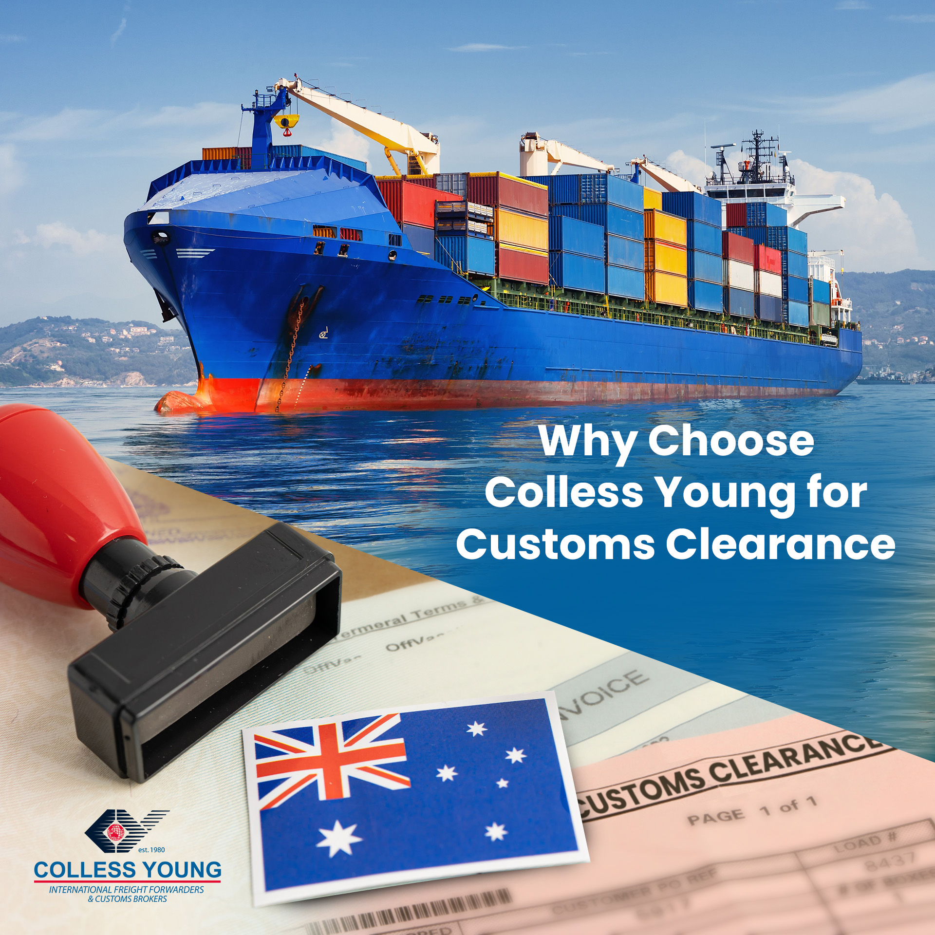 Why Choose Us for Customs Clearance - Colless Young Pty Ltd