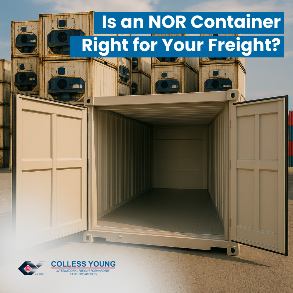 Using Non-Operating Reefers - Colless Young Pty Ltd